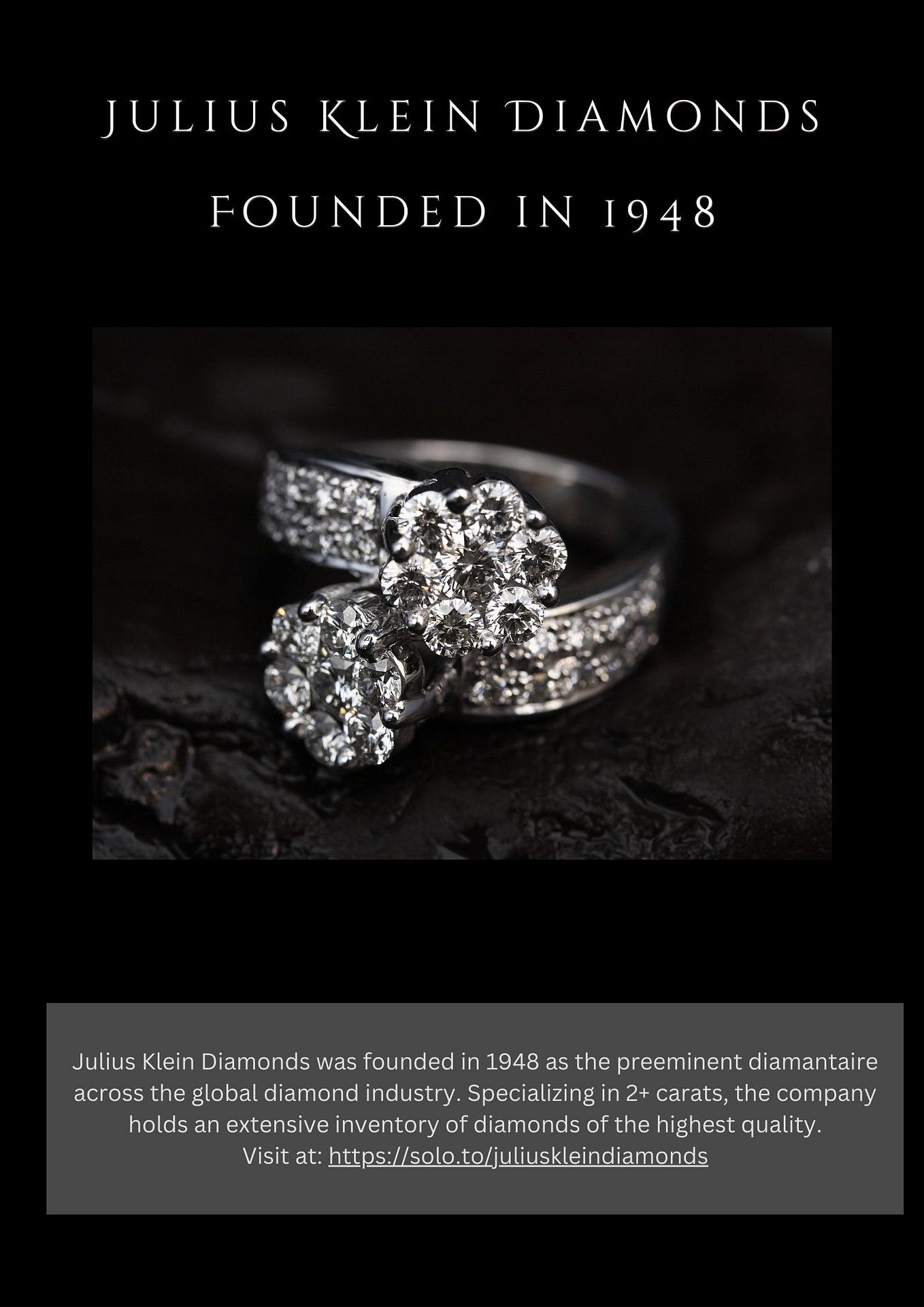 Julius Klein Diamonds — Third-Generational Diamantaire - Julius Klein ...
