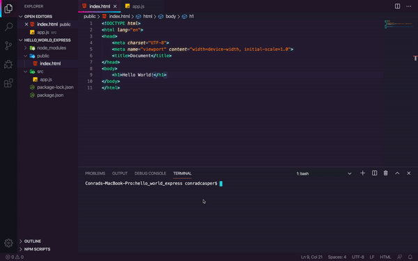 What I’ve completed on the Node command-line weather app I’m working on ...