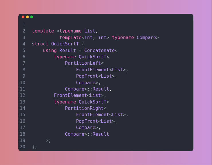 Compile-Time Insertion Sort In C++ | by KaidaAmethyst | Medium