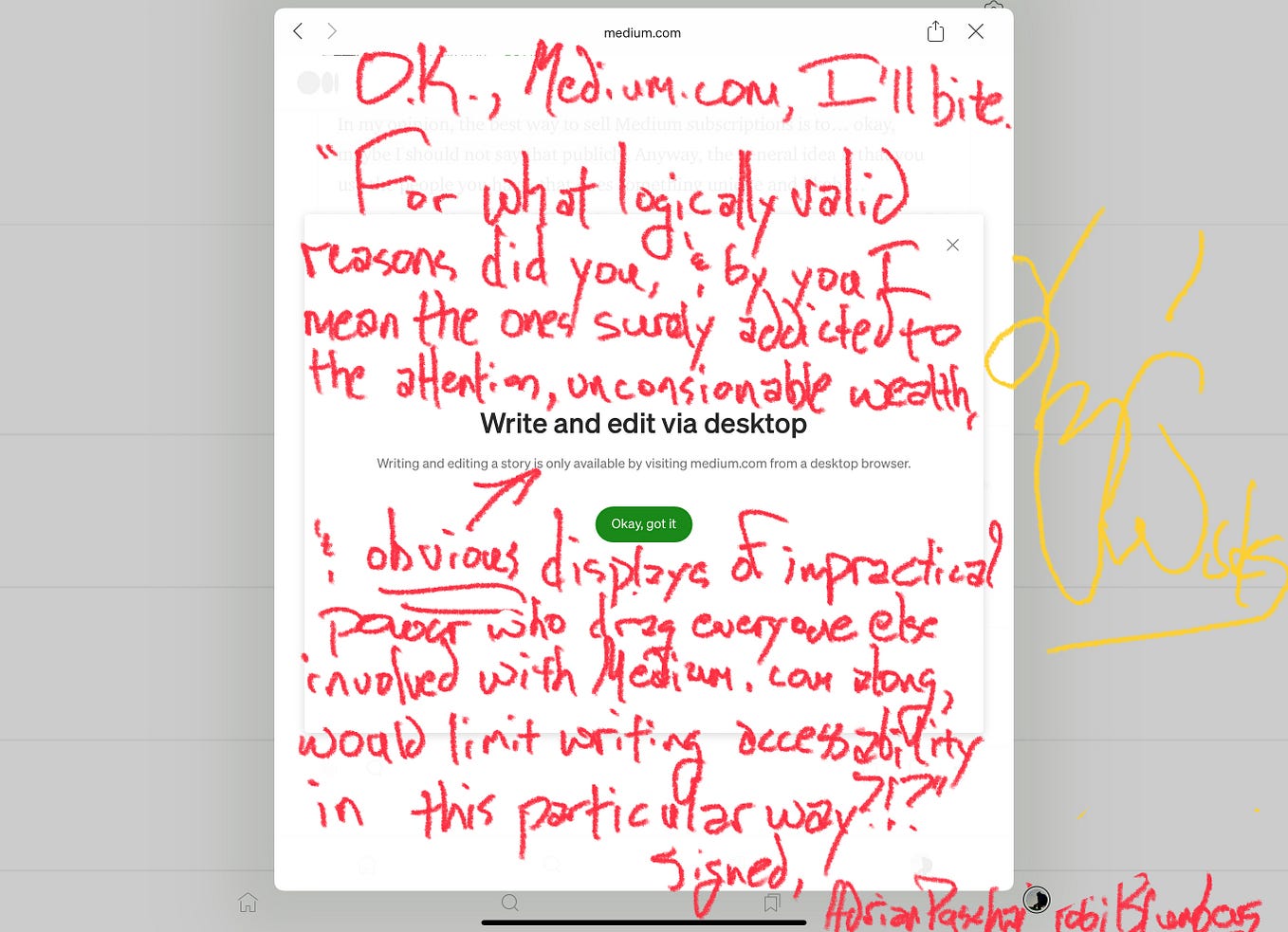 Bravo, sir! You are absolutely correct. Now, even PHYSICS confirms this! Here is the link: https ...