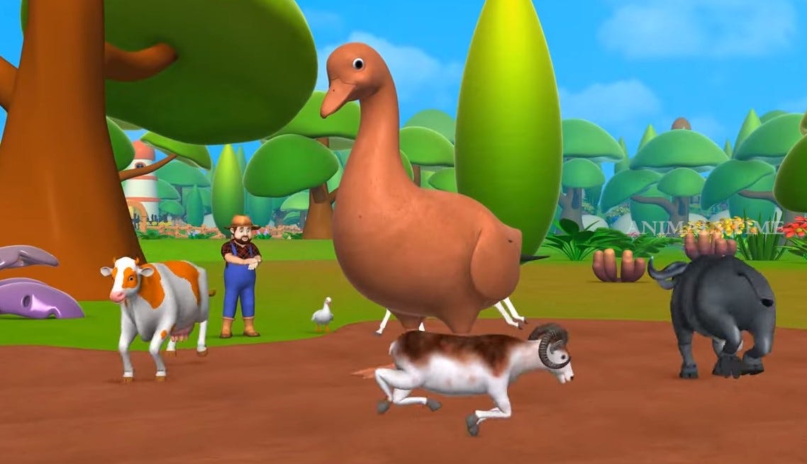 Funny Animals Wooden Train Adventure | Farm Animals Comedy Cartoon 2024 ...