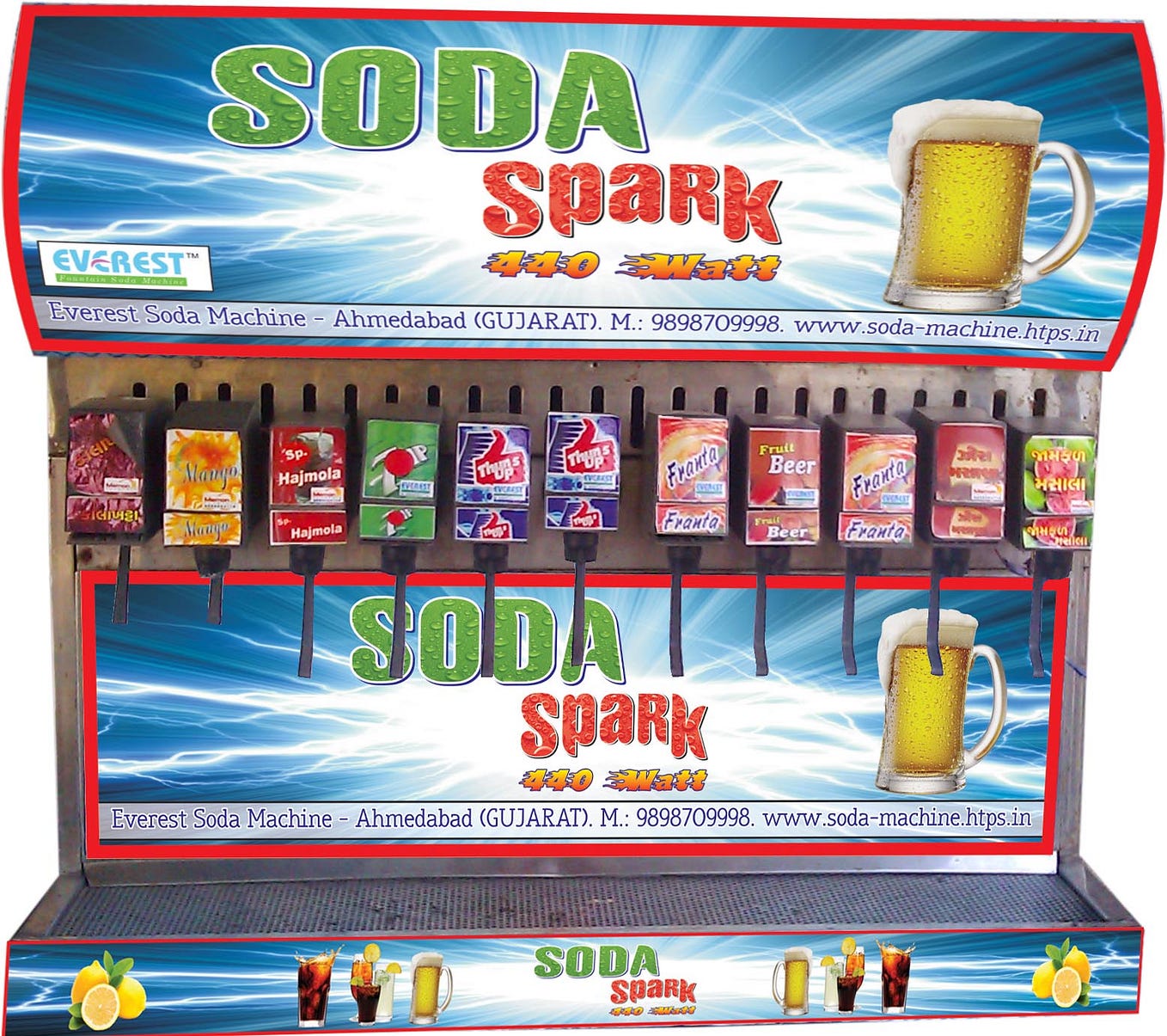 Fountain Soda Machine 18+2 Valve. Model : Round | by Everest Soda Machine | Medium