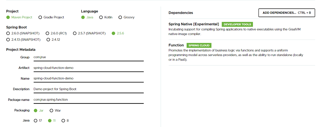 Part 1: Creating an AWS Serverless function using Spring cloud, Spring native and GraalVM | by ...