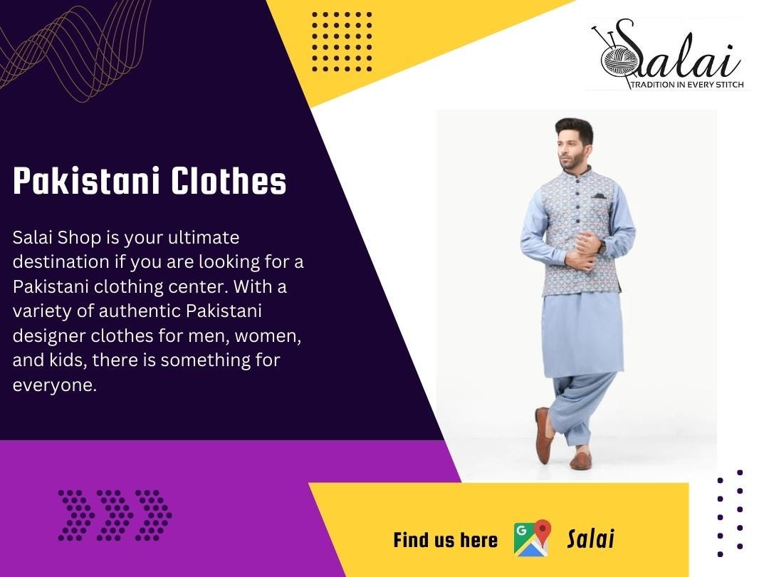 Pakistani Clothes for Mens - Salai Shop New Jersey - Medium