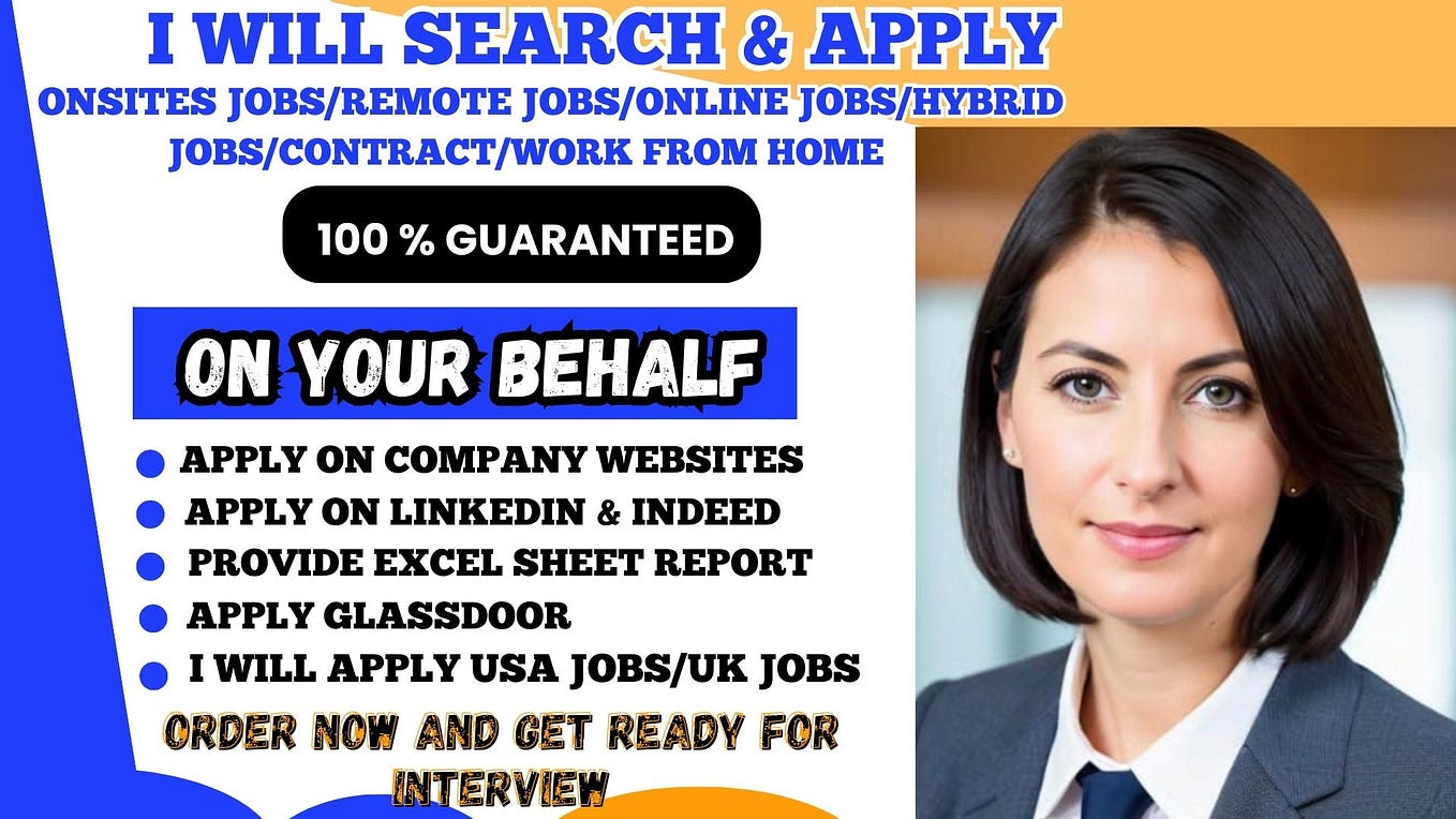 I will professionally search and apply remote jobs, reverse recruit for ...