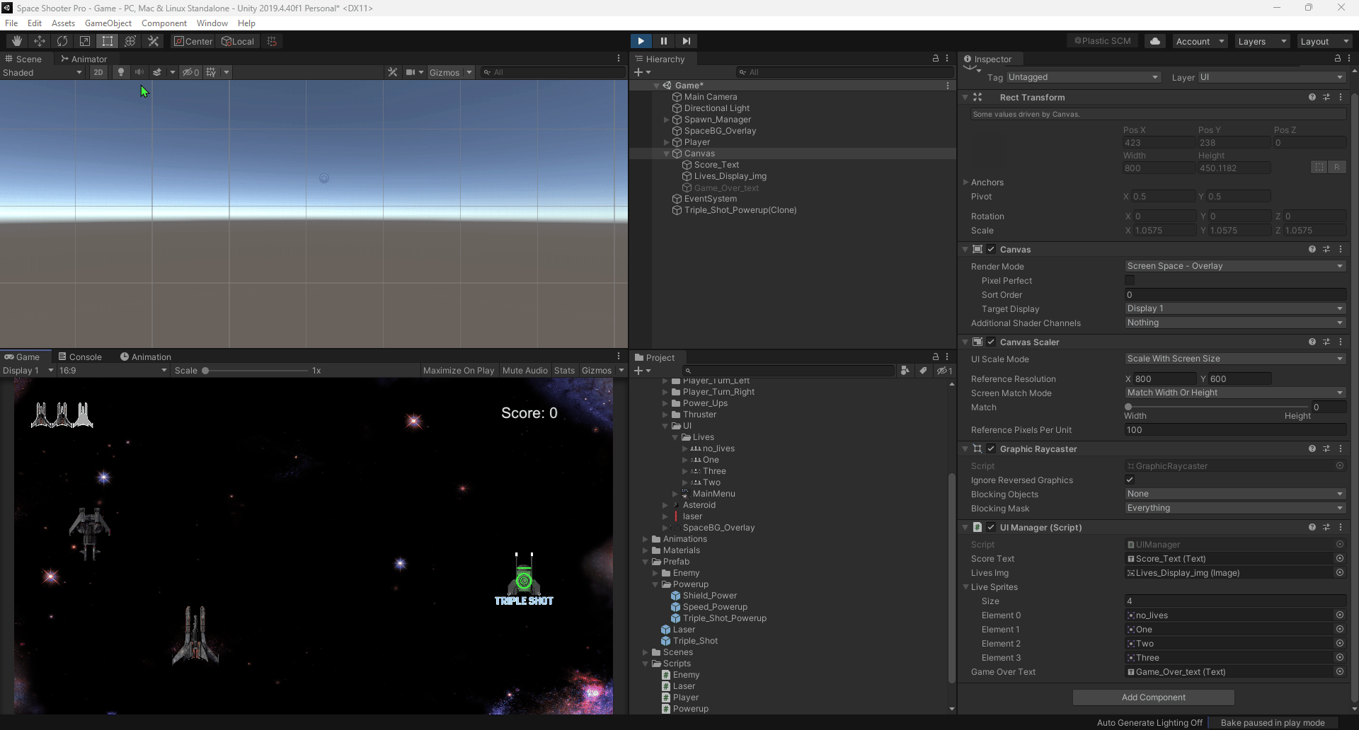 Day 21: Loading Scenes in Unity. Today, we’ve set up our Game Over… | by Leonard Luc | Aug, 2024 ...