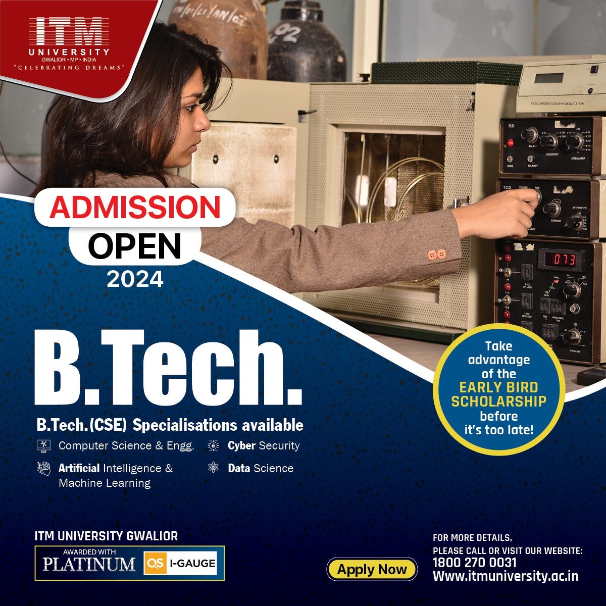 Unlock Your Potential: Admission Open for B.Tech CSE at ITM University ...