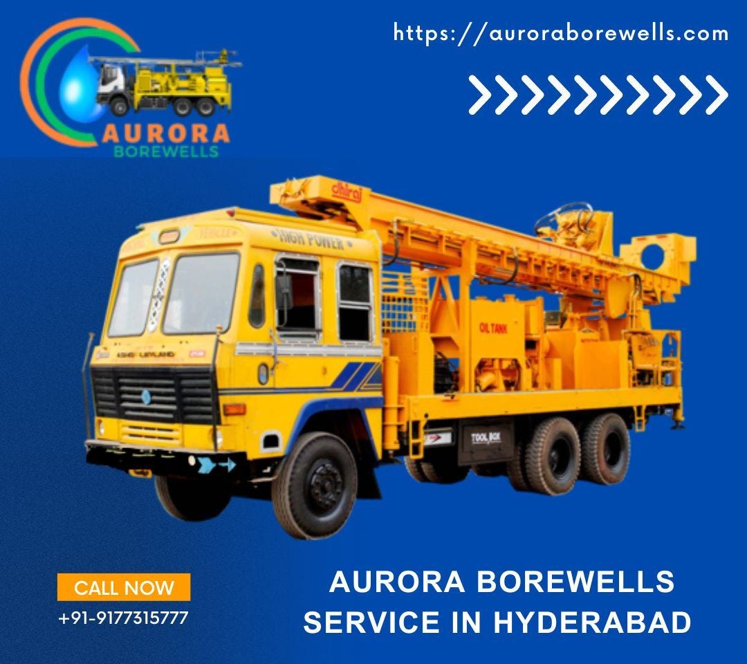 Cost For Borewell Drilling In Hyderabad | Aurora Borewells - Aurora ...