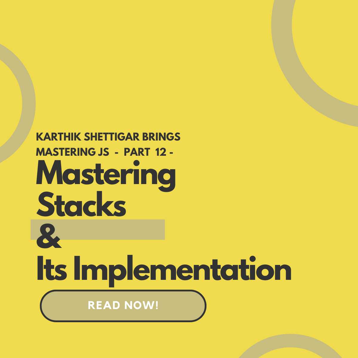 Fundamentals of DSA in JavaScript | by KarthikShettigar | Medium