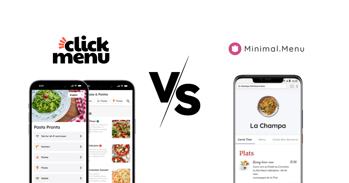Clickmenu vs. MenuTiger: A Clash of the QR Code Menu Titans | by ...