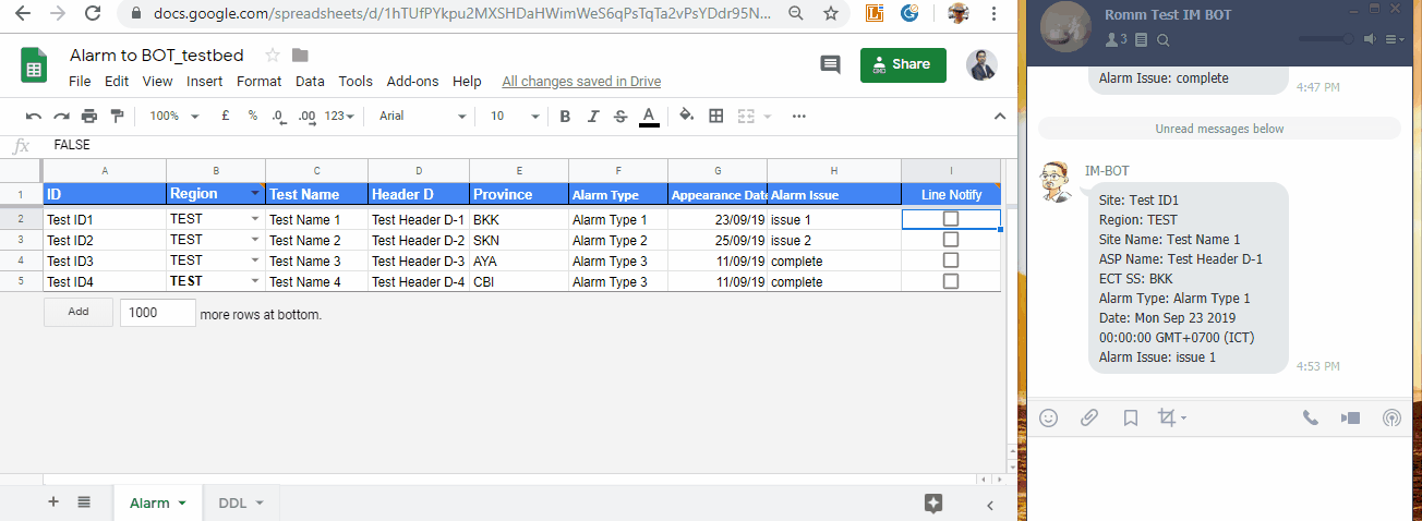 Line BOT — บันทึก ข้อความ ใน group line (รวมถึง groupid) ลง Google Sheet | by J.Jaru | Medium