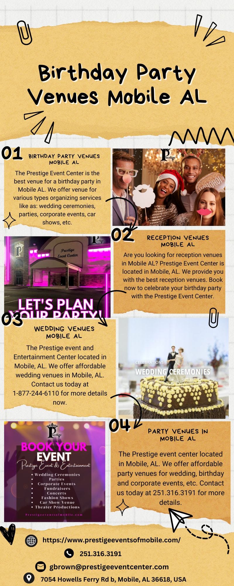 Wedding Venues Mobile AL - Prestige Event Center - Medium