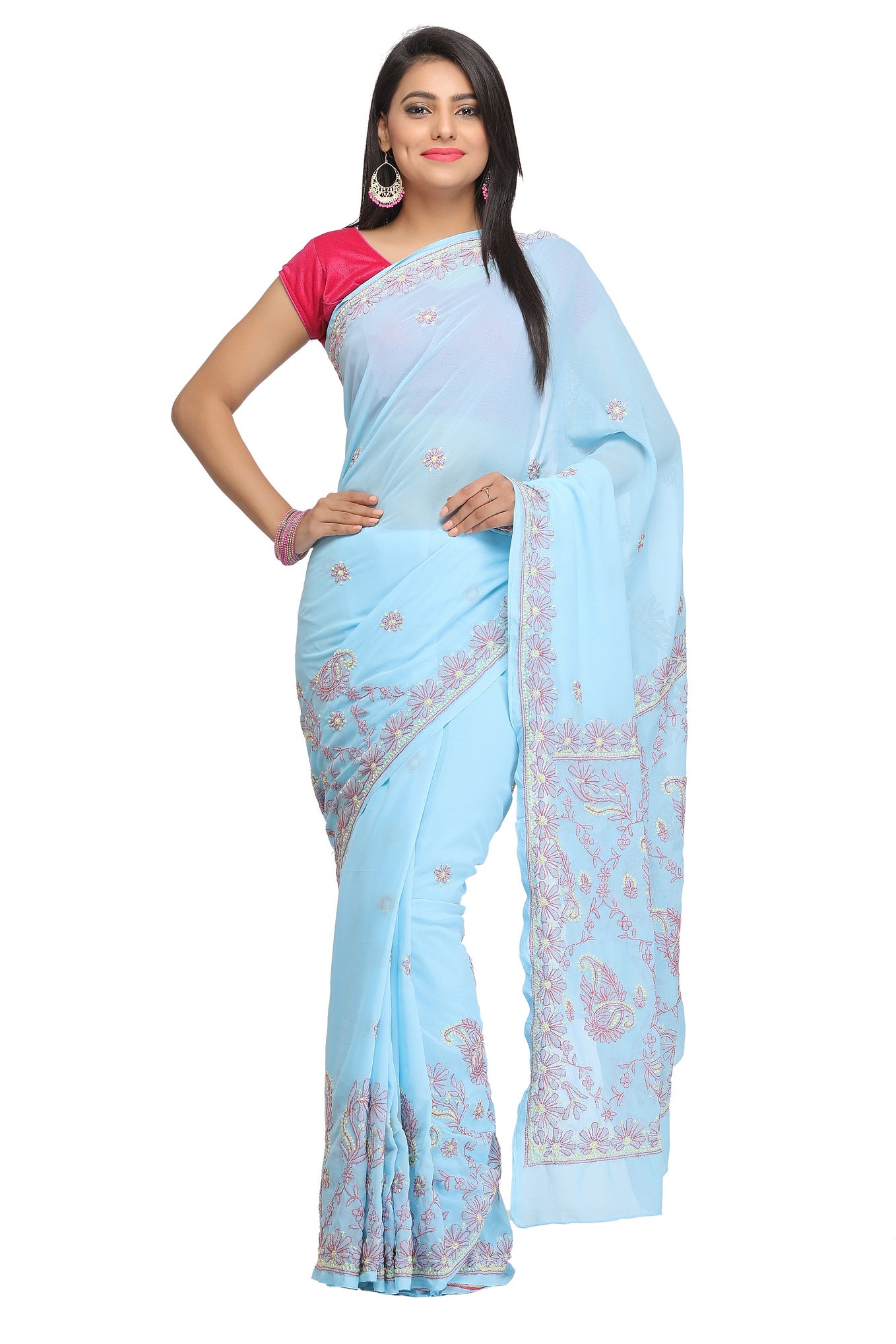 Phulkari Saree Embroidery Work. India is an immense nation with many ...