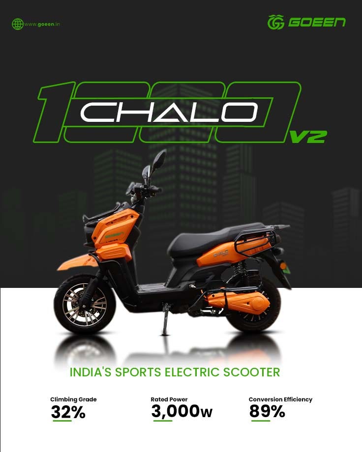 CHALO SMART PRO Electric Scooter - GOEEN - Medium