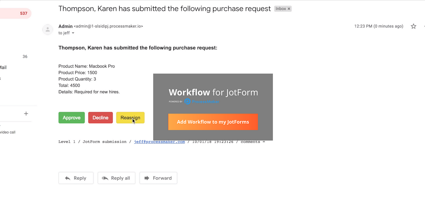 How To Configure Multi Level Approval Workflows For Jotform By