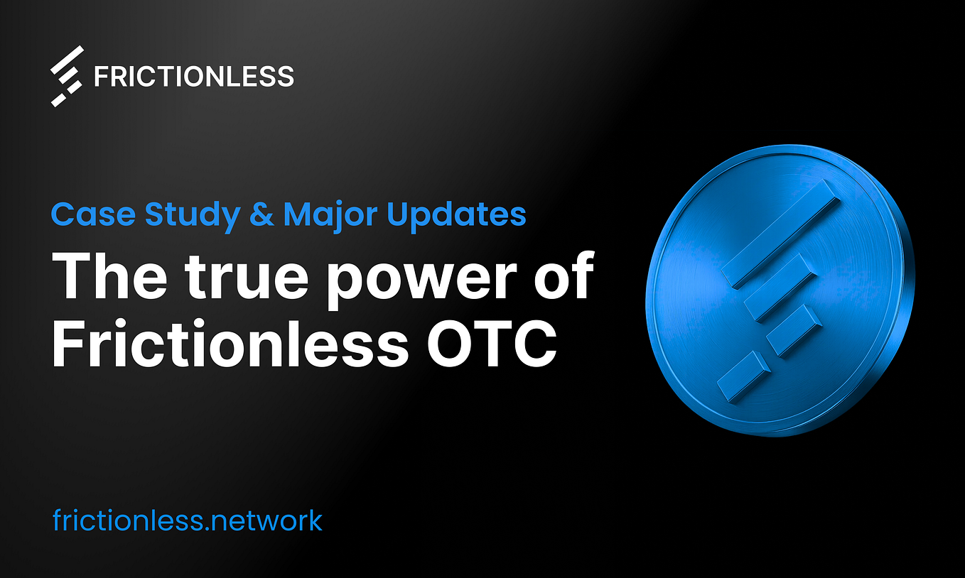 A Frictionless road (map) ahead | by Frictionless | Medium