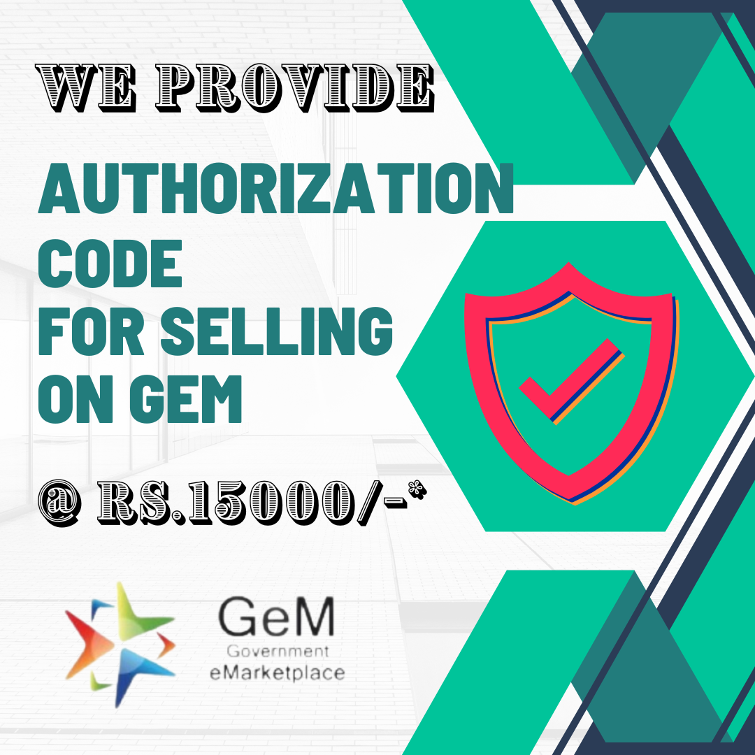 GEM Authorization Code. The GeM (Government e-Marketplace) OEM… | by ... GEM Authorization Code. The GeM (Government e-Marketplace) OEM… | by ...