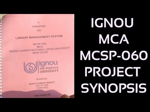 Ignou Computing It Cs Final Year Project Report And Synopsis - allignouproject - Medium