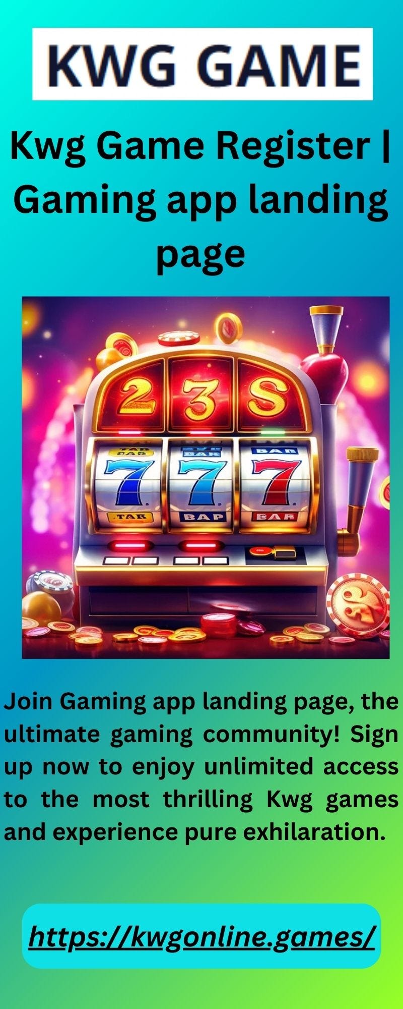 Kwg Game | Gaming app landing page - Kwgonline - Medium