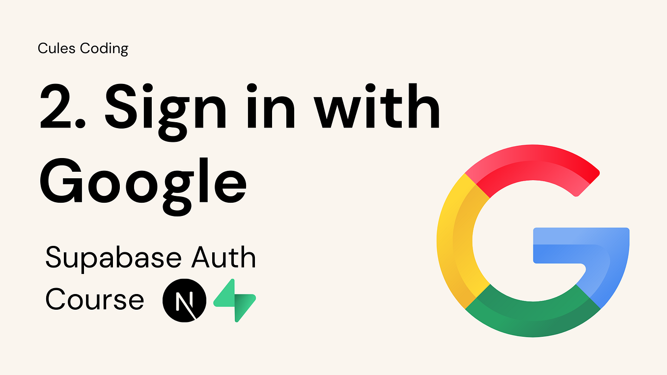 How to setup Supabase with Nextjs for authentication | Supabase Auth | by Anjan Shomodder ...
