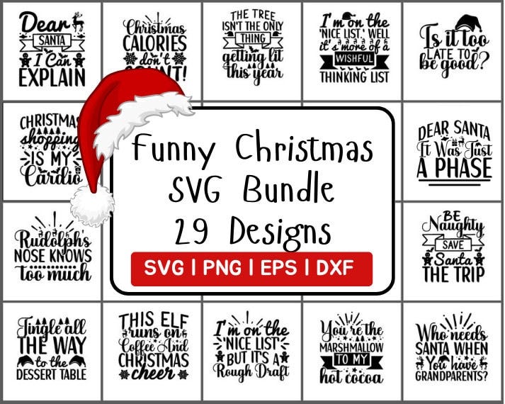 Christmas Fonts Bundle, Christmas Svg letters, Christmas Cricut Font ...