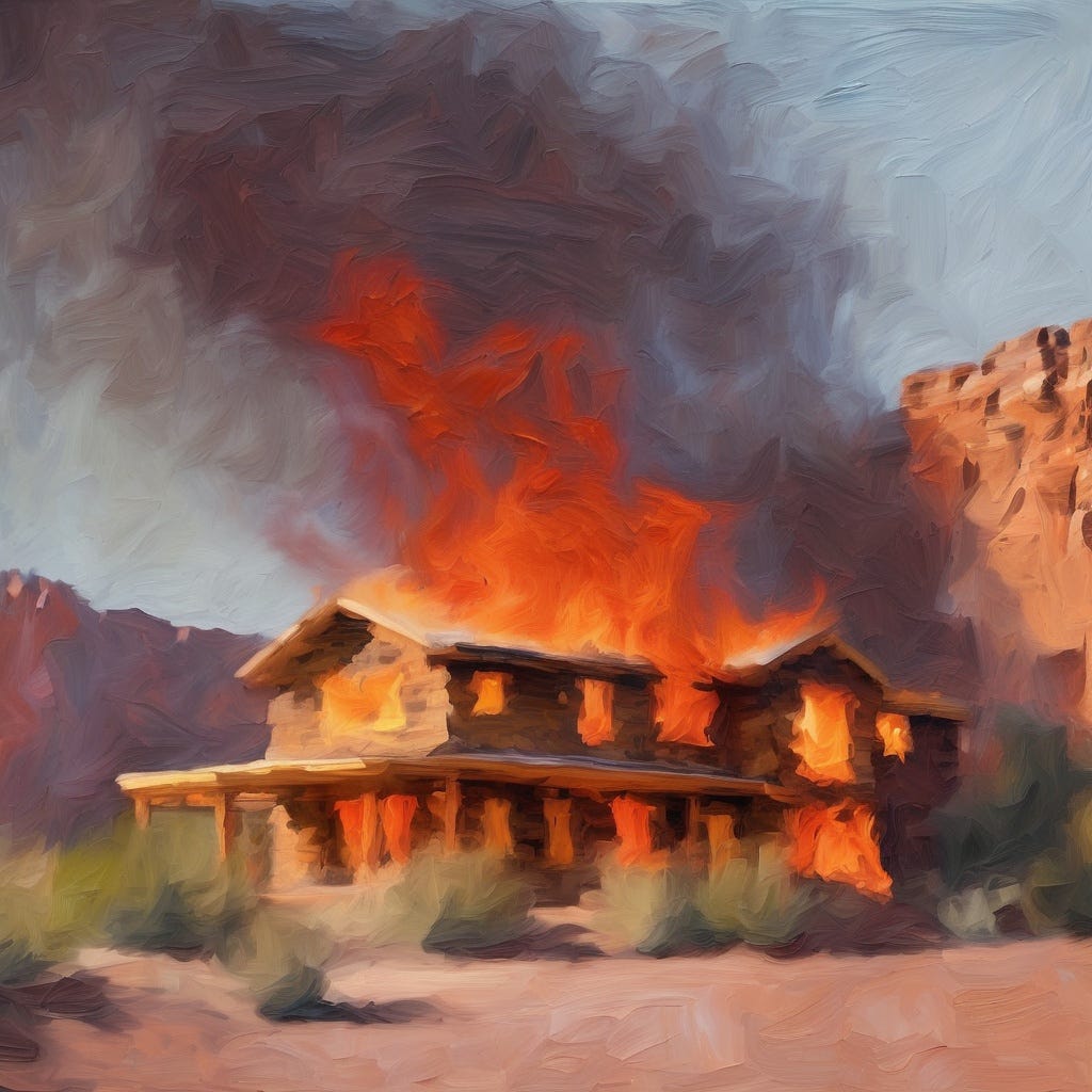 Fire! You Must Leave Now!. The terror of raging forest fires. | by Bill ...