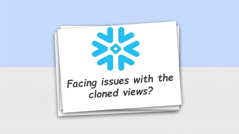 Zero copy cloning in Snowflake.. Another cool feature of Snowflake makes… | by DataGeeks | Dev ...