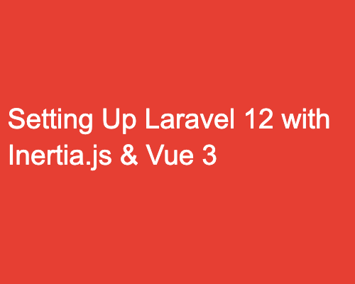Great explanation! If anyone's looking for a hands-on example of setting up Laravel Inertia with ...