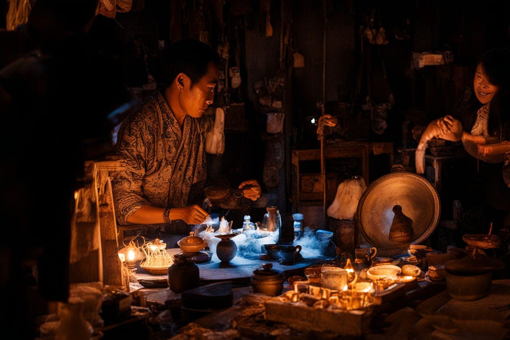 Folk Ghost Stories: “Pi Huzi”. This is a story from a long time ago ...