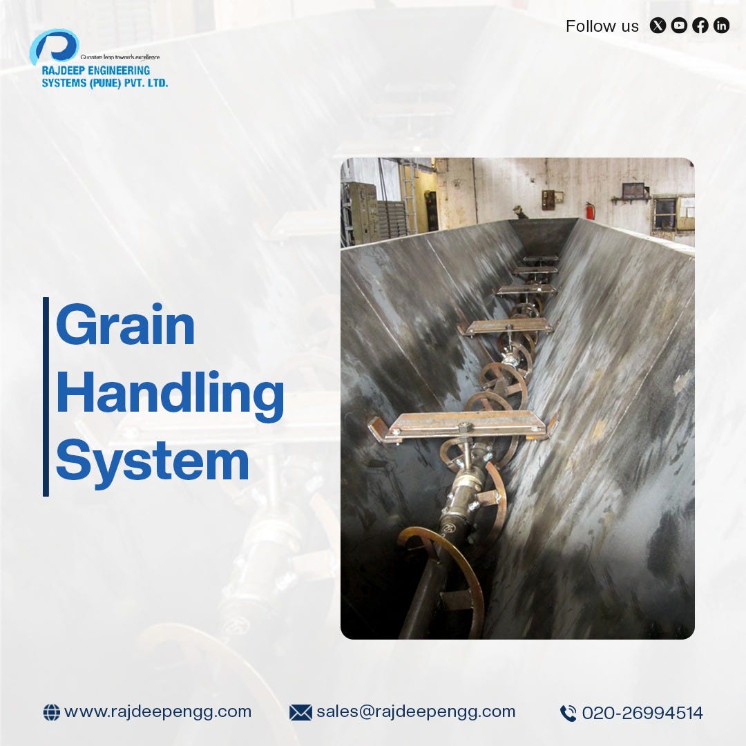 Exploring the Key Features of a Grain Handling System | by Rajdeep engineering pvt. ltd. | Apr ...
