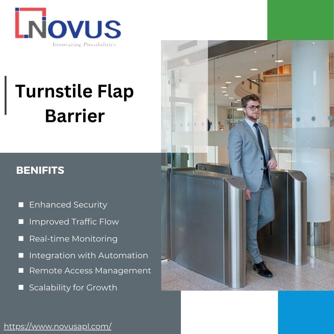 Fully Automatic Flap Barrier - Novusapl - Medium