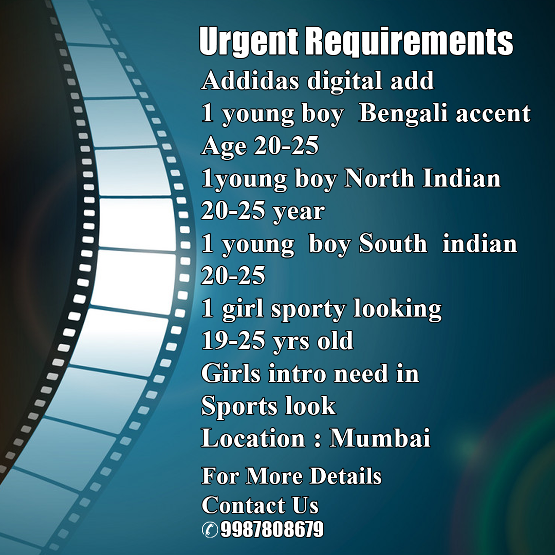 Urgent Requirements For Serial. We are Looking Boys, Girls & Kids For… | by Filmcity Artist Card ...