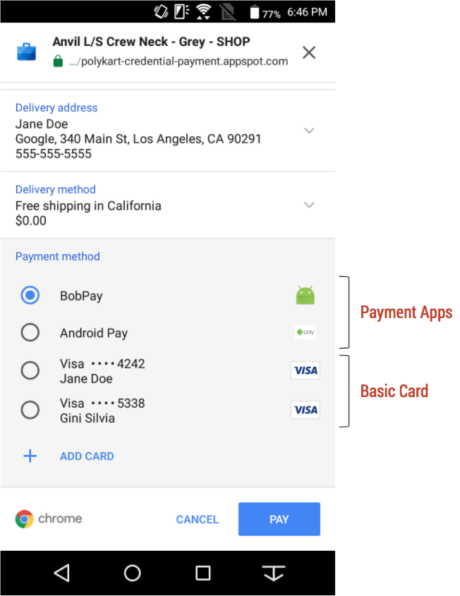 Integrating the Payment Request API with a payment service provider ...
