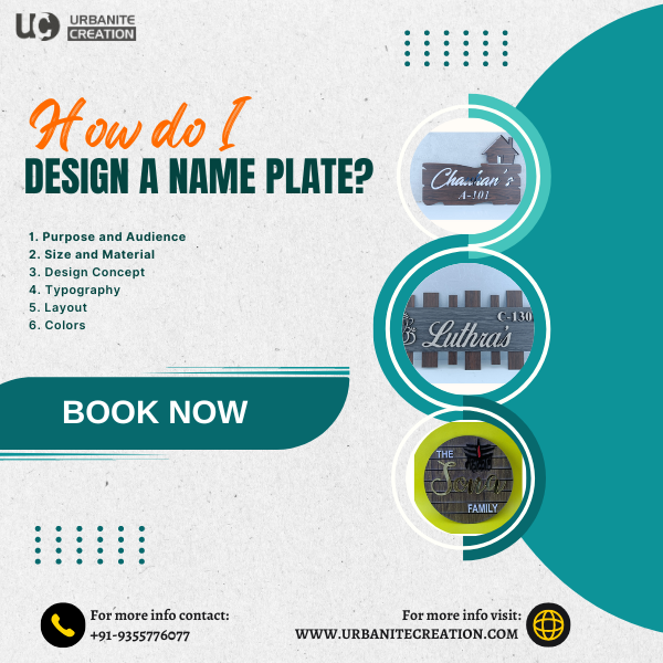 Acrylic Name plate By Design Urbanite Creation | by Urbanite Creation ...