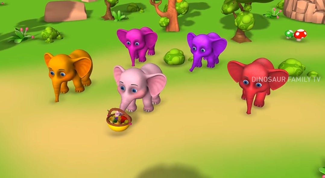 5 Color Cows Paint & Transform: T Rex Train Transport | Epic Farm ...