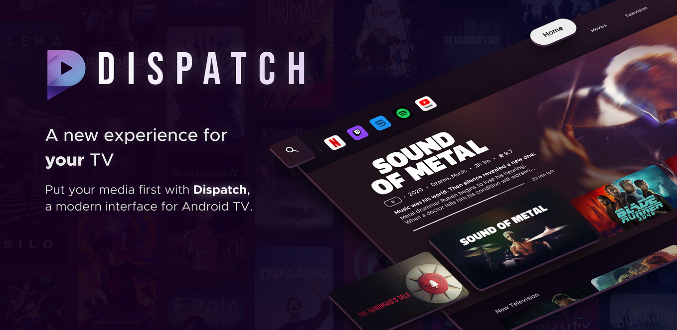 Dispatch Launcher: A new interface for Android and Google TV | by Paul | Medium