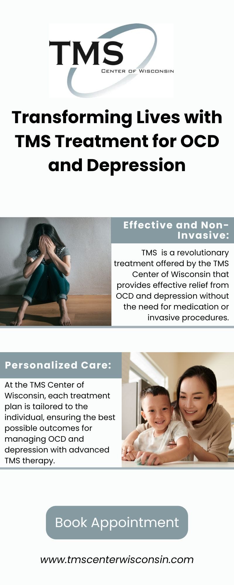 Finding a Permanent Solution for Depression: TMS Therapy Explained - TMS Center of Wisconsin ...