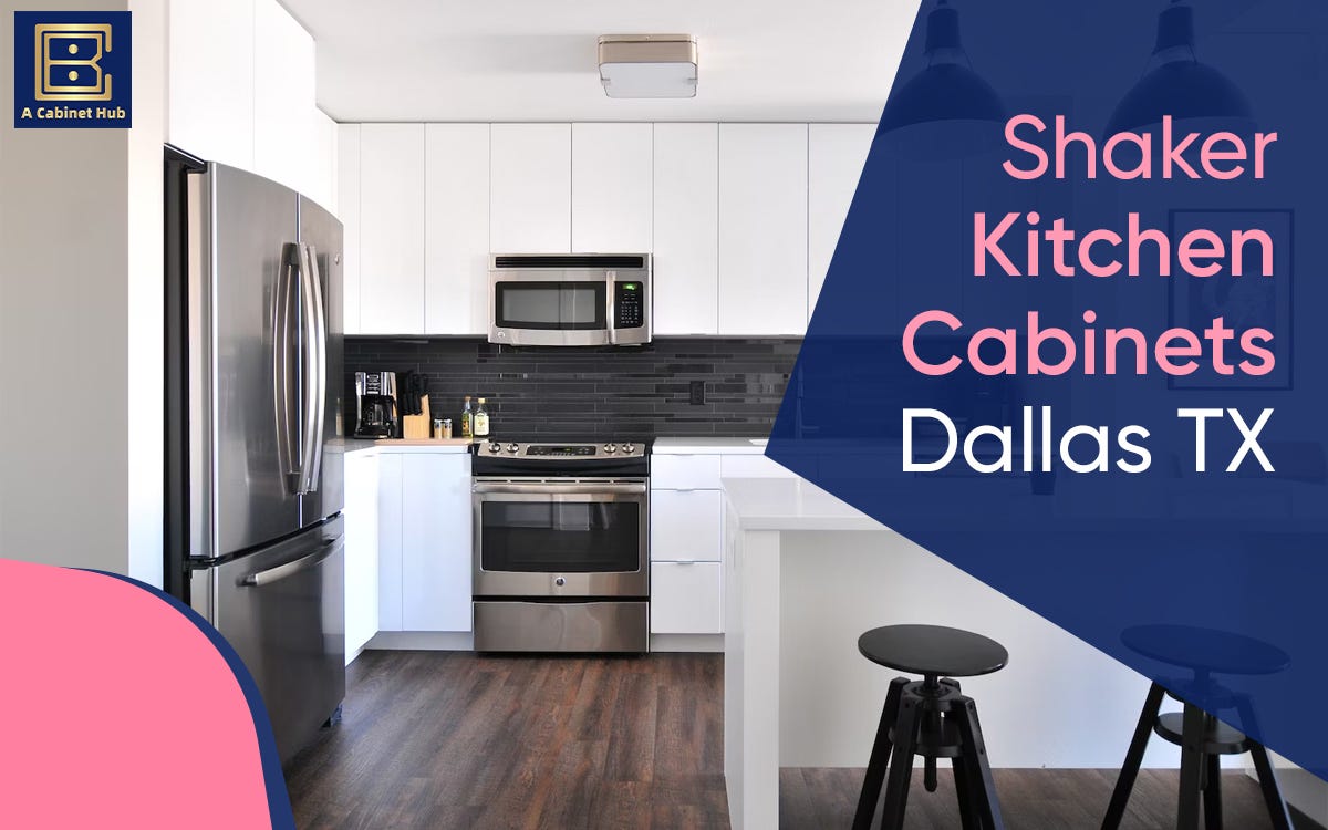 Blue Shaker Kitchen Cabinet in Dallas TX | A Cabinet Hub - A cabinet ...