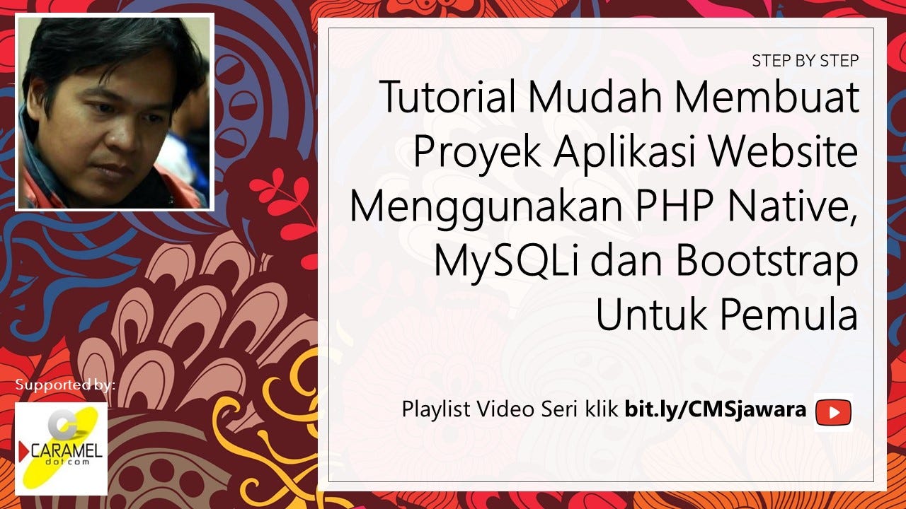 Part 5. Membuat Form Input Menggunakan PHP Native dan MySQLi | by Djadjoel | Medium