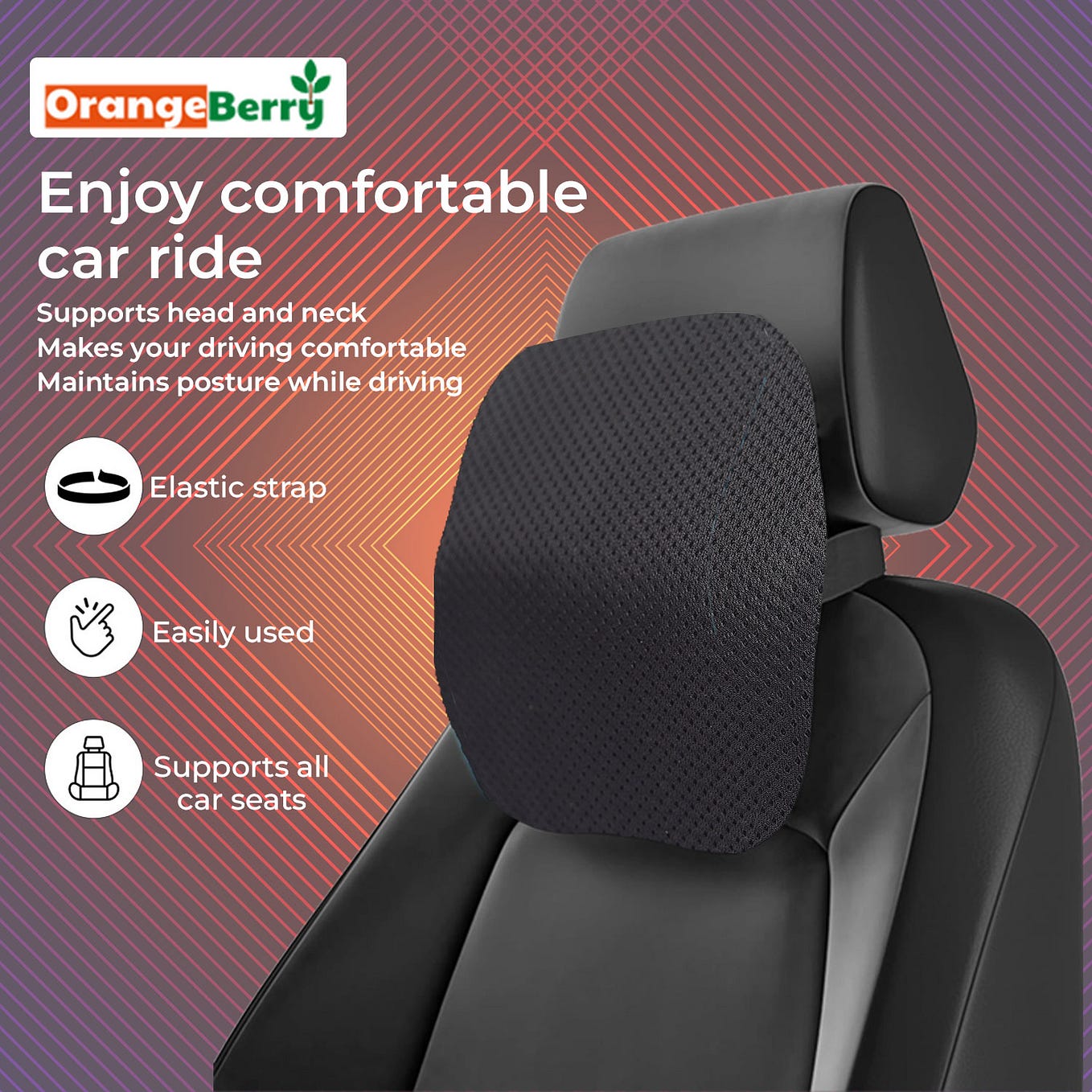Orange berry Cavity Car Head Rest | by Manojkumararvian | Jul, 2024 ...