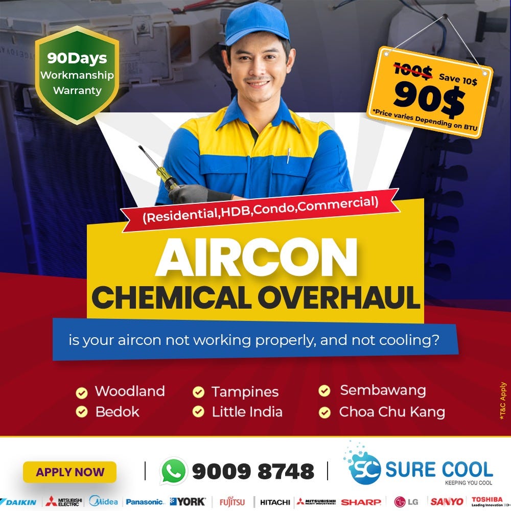 Aircon chemical wash - surecool aircon - Medium