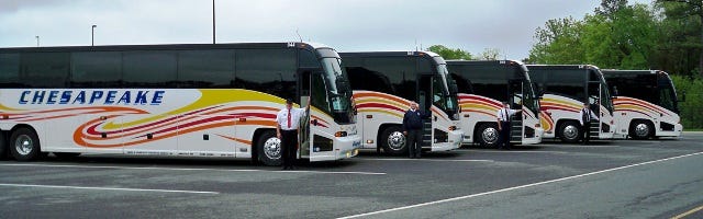 Baltimore charter bus. Chesapeake Charter | by Chesapeake Charter | Medium