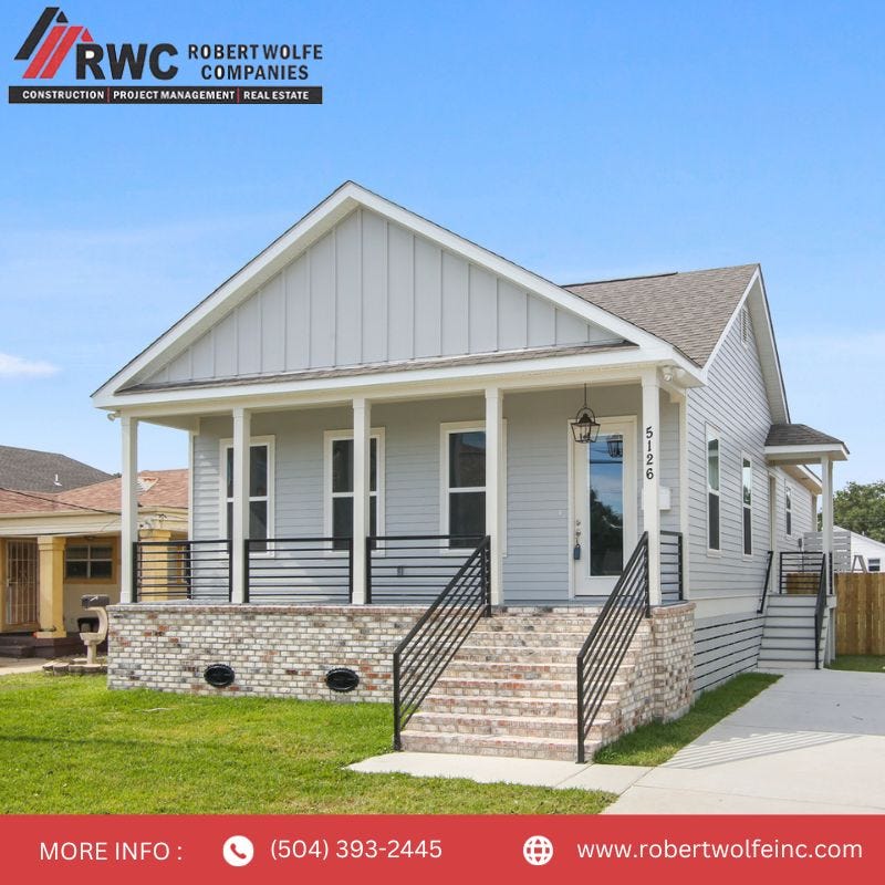 Home Construction in Metairie | Robert Wolfe Construction - Robert ...
