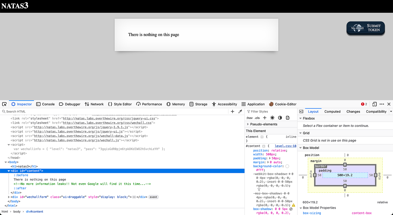 OverTheWire:- Updated Natas Walkthrough — Level 9 | by Samxia99 | Medium