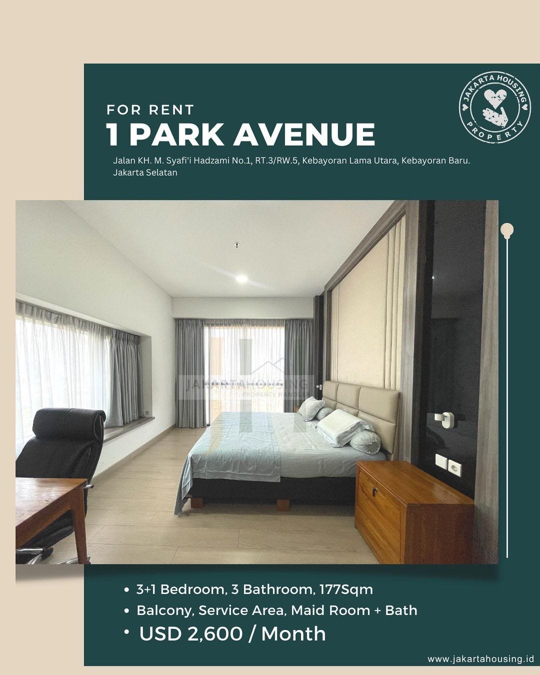 1 Park Avenue Jakarta. www.jakartahousing.id | by Jakartahousing.id | May, 2024 | Medium