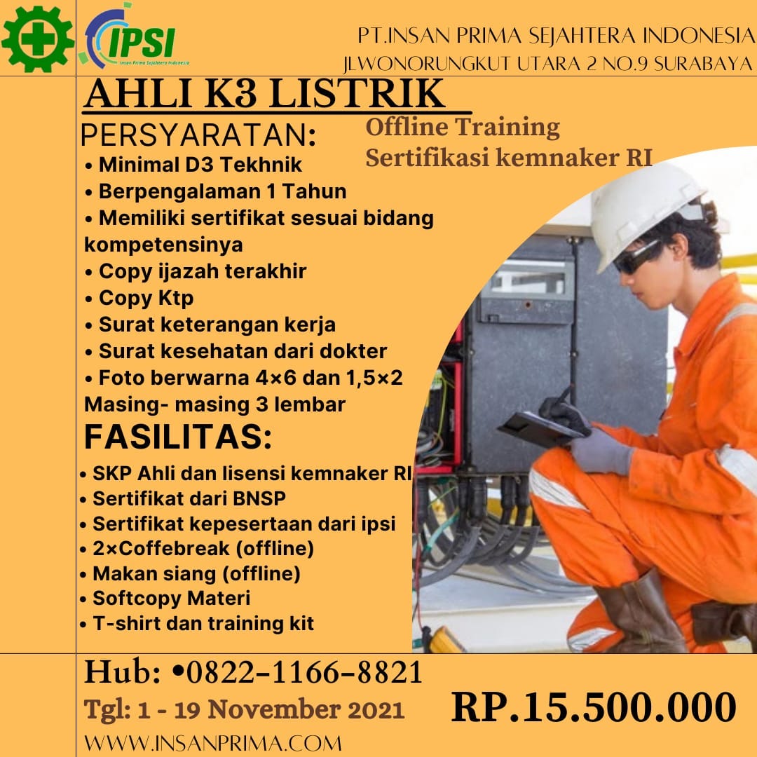 Pelatihan Ahli K3 Umum - Pelatihan Ahli K3 Surabaya - Medium