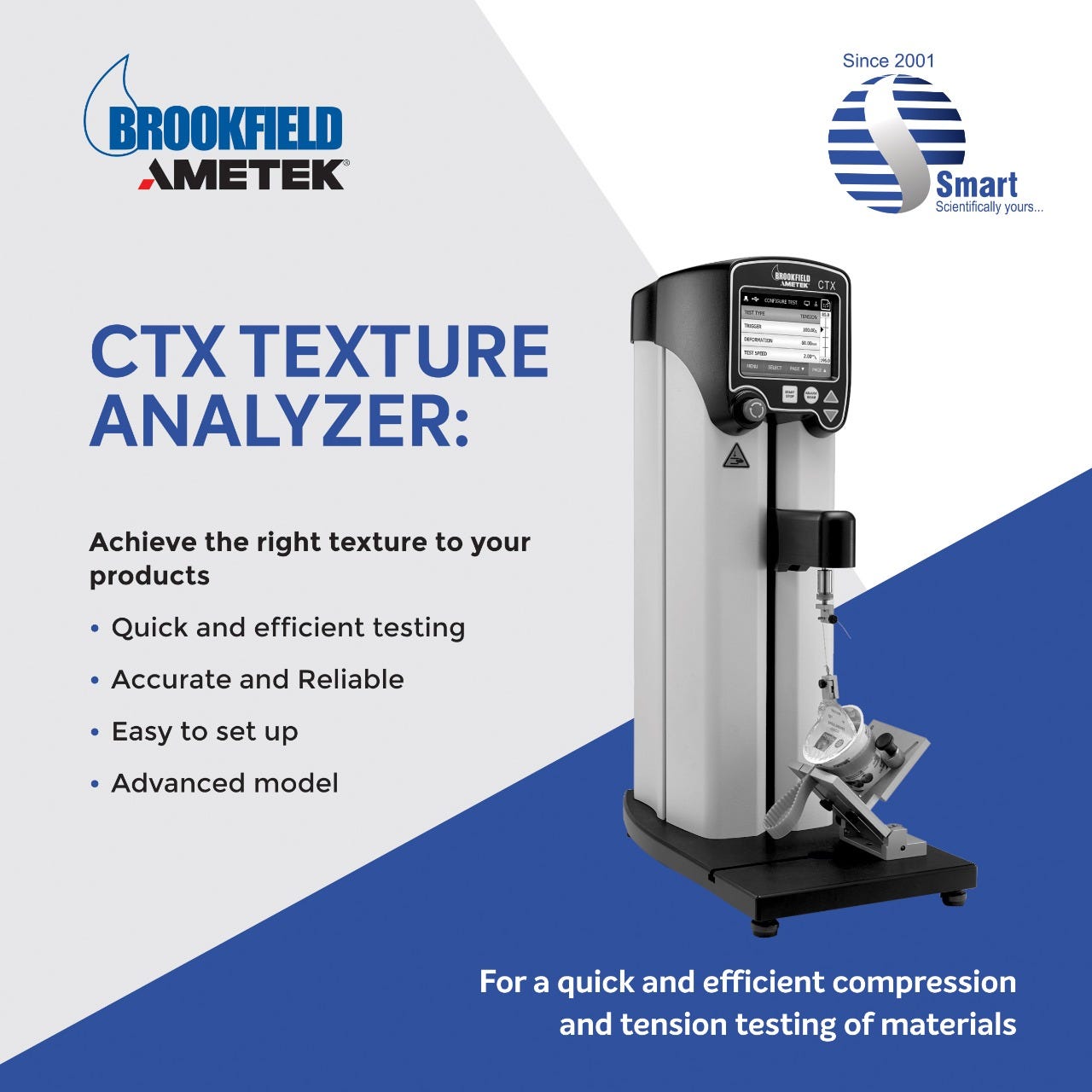 Brookfield CTX Texture Analyzer - Smartlabtech - Medium