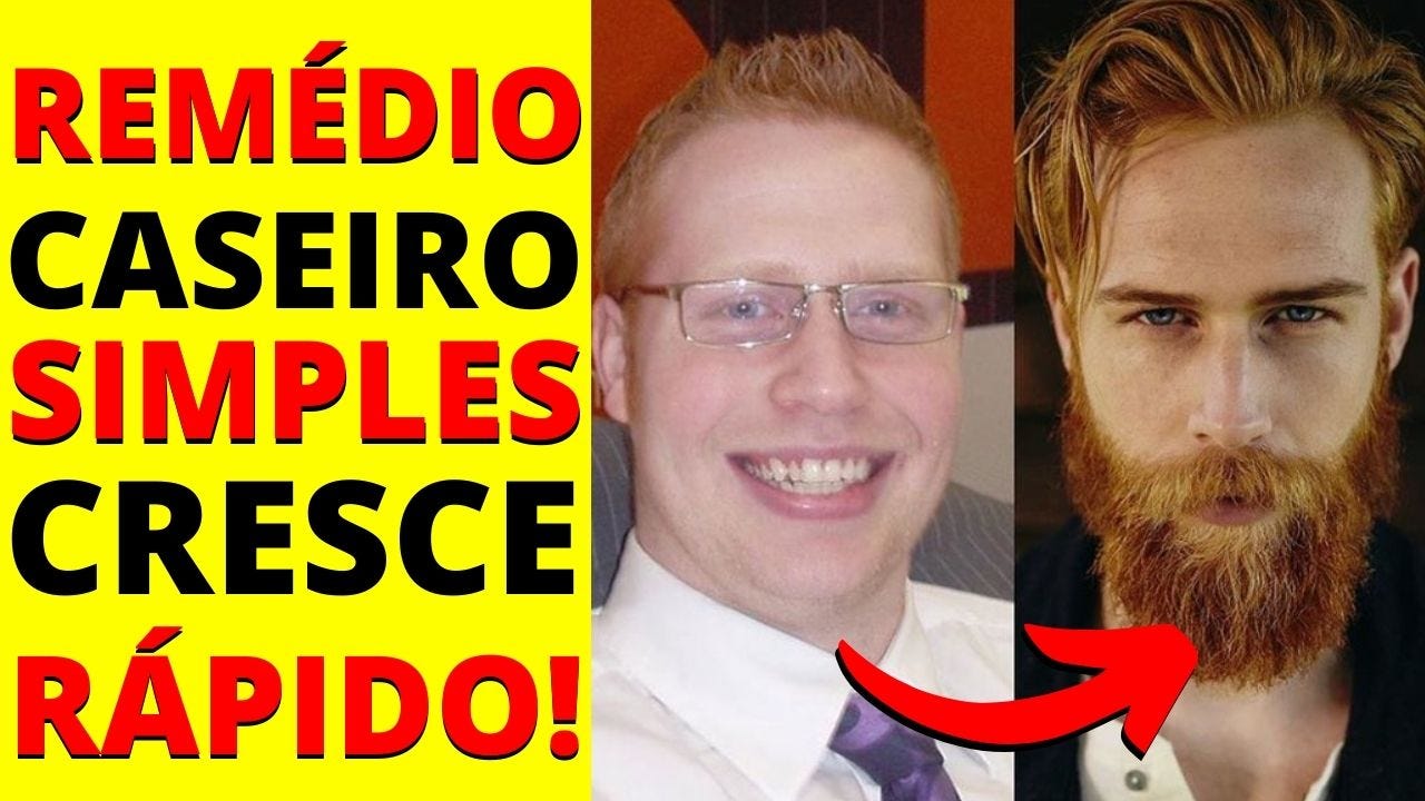 🚨 PODEROSO REMÉDIO CASEIRO Para CRESCER BARBA RÁPIDO — Acaba Com SEU ...