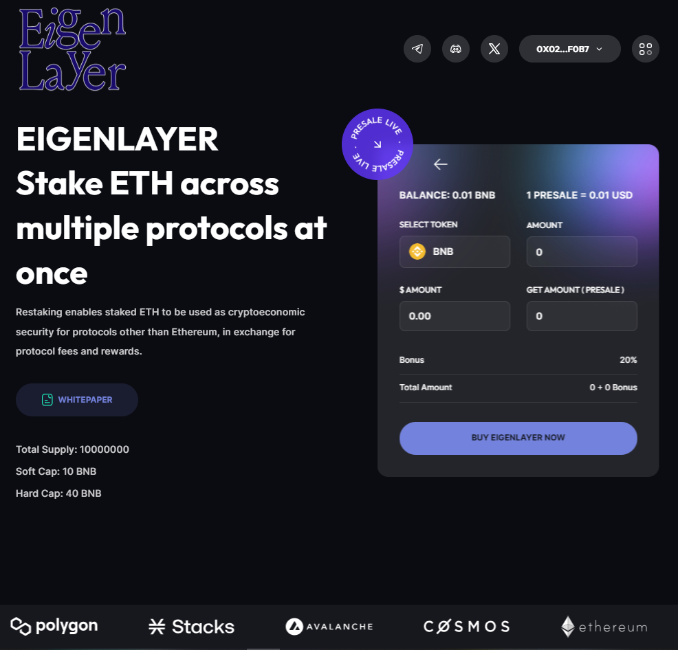 Don’t Miss Out: Why Joining the Eigen Layer $EIGEN Token Presale is a Game-Changer! | by ...