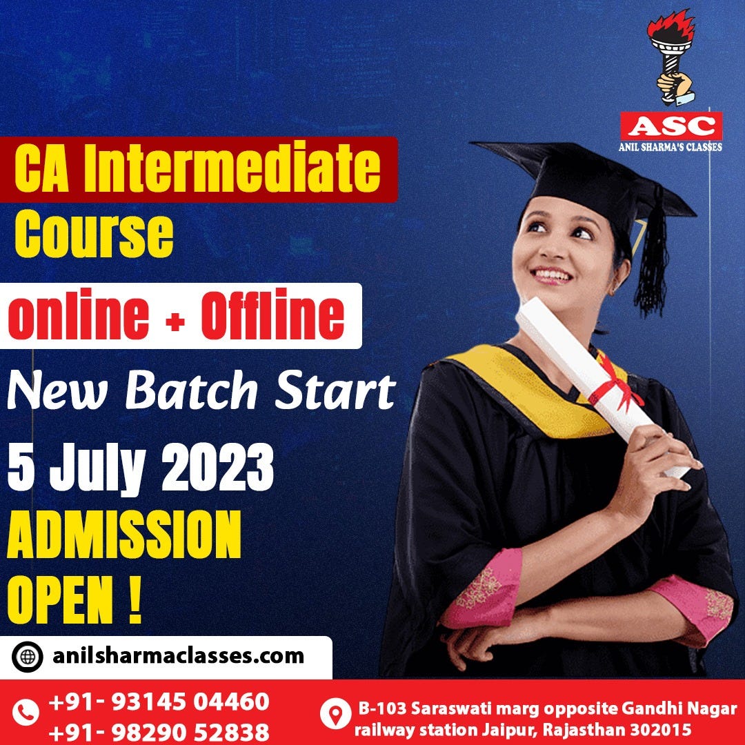 Best CA Coaching in Jaipur - Anil Sharma Classes - Medium